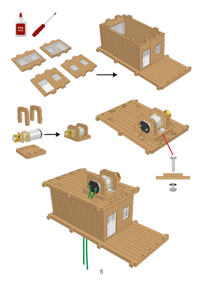 NEW VIDEO! HO SCALE MOTORIZED, WORKING DRAWBRIDGE (manual added) | eBay