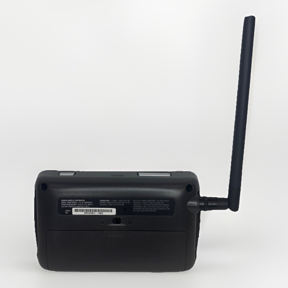 Uniden HomePatrol-1 Touchscreen Fire Police Ambulance Weather Radio ...