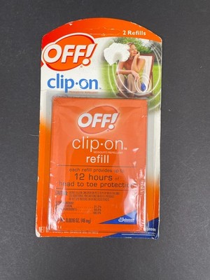 OFF! Clip-On Mosquito Repellent Refills for Fan 2 Refills New Old Stock ...