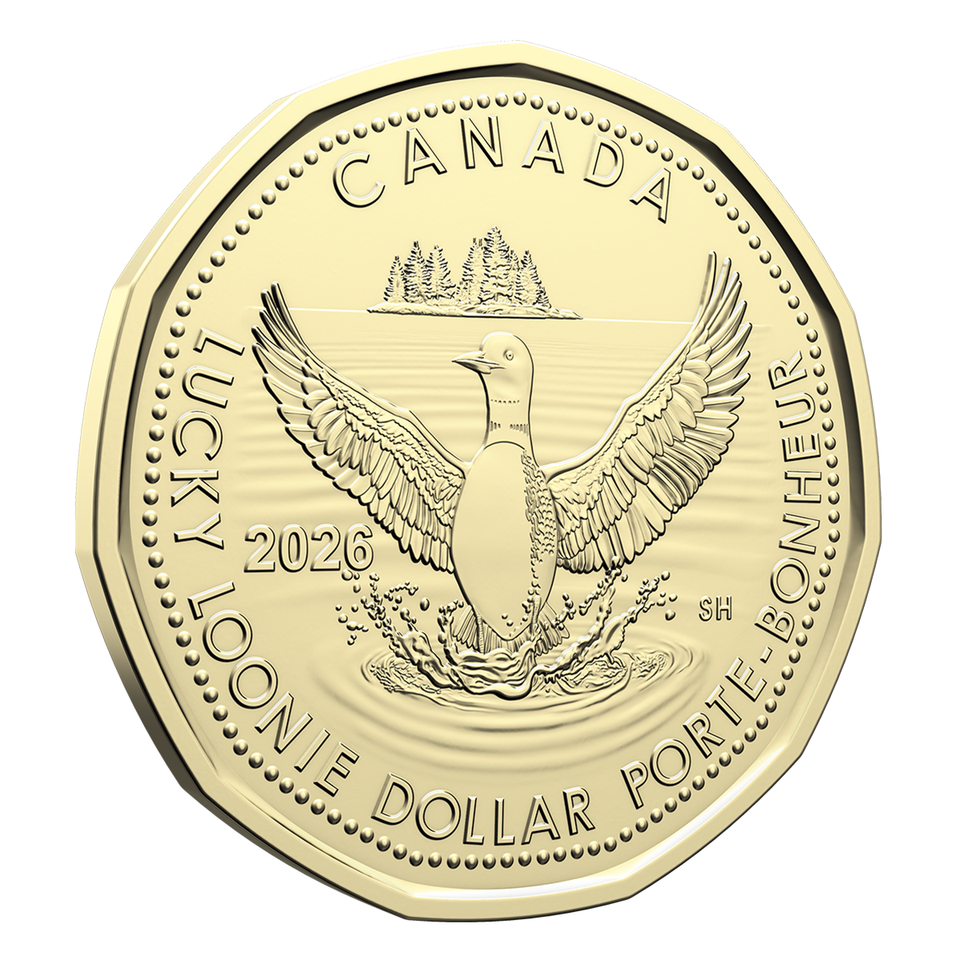 Canada 2026, Lucky Loonie, Collector’s Edition, $1 Coin from Roll, BU ...