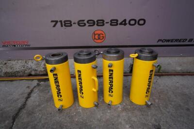Enerpac 150 ton Cylinders 13 inch stroke Double Acting Set of 4. Nice ...