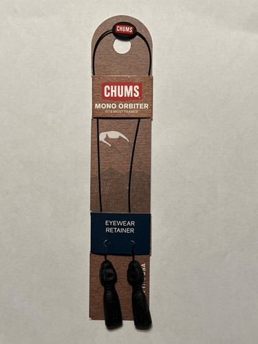 Chums Mono Orbiter Eyewear Retainer - Black | eBay