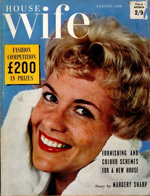 House Wife (UK) - August 1958 - Rare Vintage 1950s British Women's ...