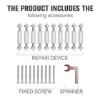10Pcs Repair Kits Tools Switch Socket Cassette Screws Support Rod Wall ...