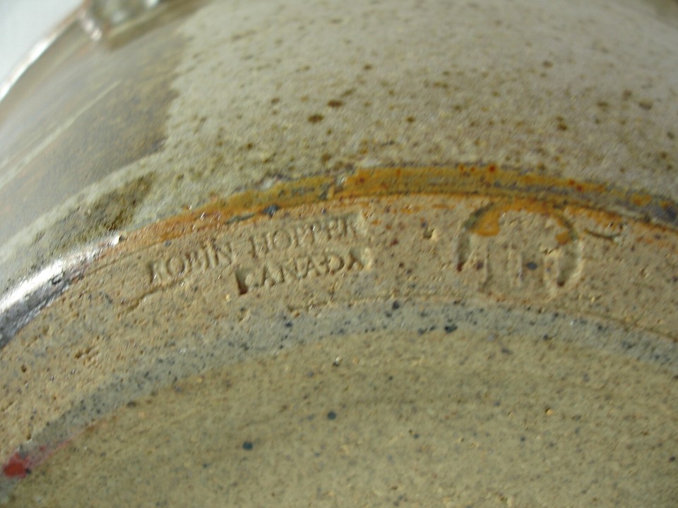 ROBIN HOPPER STUDIO CANADIAN ART POTTERY COVERED DISH CASSEROLE DISH | eBay