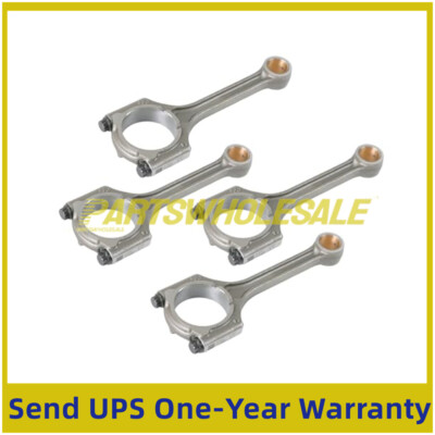 D24 4PCS connecting rod For Doosan Daewoo D24 D24NAP Engine Bobcat 5600 ...