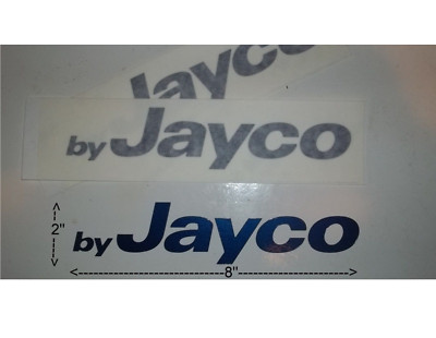 JAYCO LOGO RV CAMPER TOYHAULER POPUP TRAVEL TRAILER DECALS EMBLEM BLUE ...