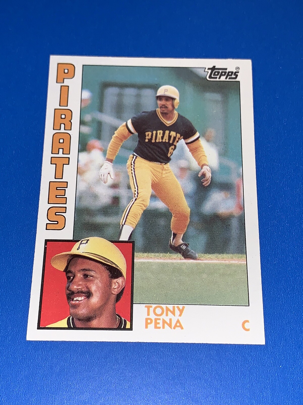 1984 Topps Tony Pena Baseball Card #645 Pittsburgh Pirates Set Break NM ...