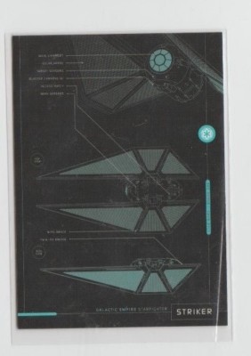 Star Wars Rogue One Trading Card Blueprint Insert The Striker | eBay