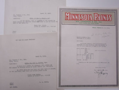 1926 Lamson Goodnow Wm Cameron Co Waco TX Minnesota Paints Ephemera ...