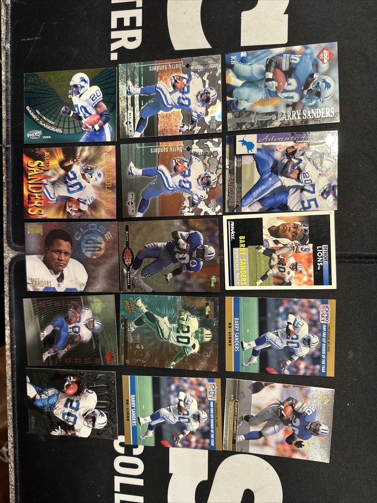 Barry Sanders Football Card Lot Of 100 Cards | eBay