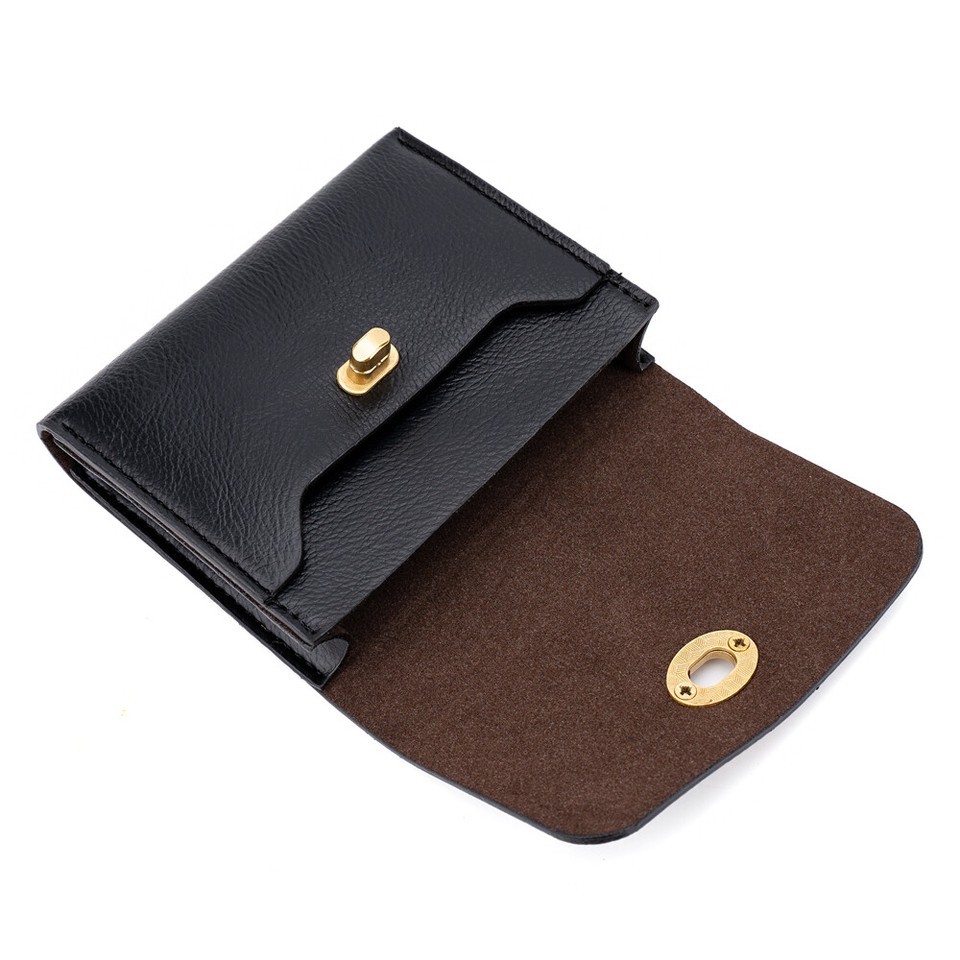 Women Small Leather Wallet Compact Credit Card Holder Mini Coins Pocket ...