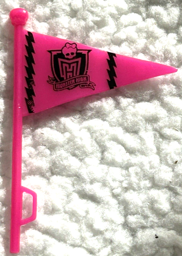 Mattel Monster High Student Disembody Council Pink Pennant Flag ...
