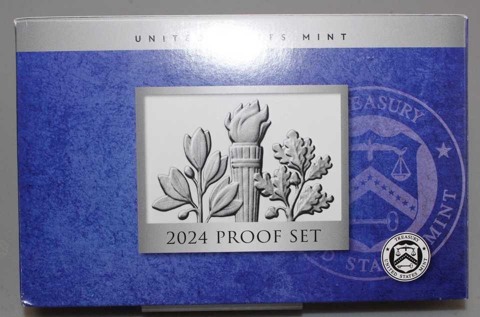 2024 S US Mint ANNUAL 10 Coin Proof Set with Box and COA Annual Proof ...