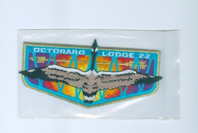 OA Lodge 22 Octoraro S66 gold mylar border cut edge flap #251 pm | eBay