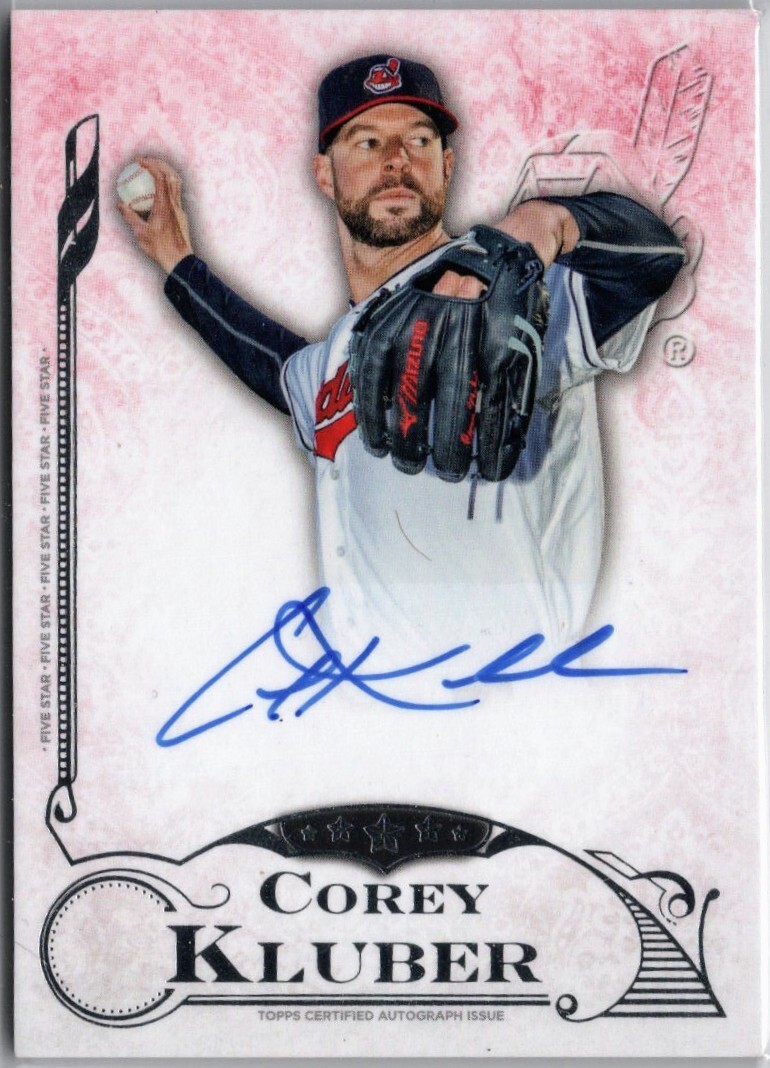 2015 Topps Five Star Corey Kluber Autograph Card #FSA-CKL | eBay