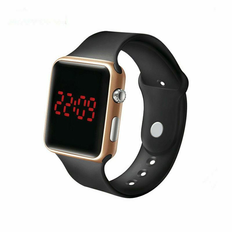 LED Digital Screen Wrist Sport Watch For Men Women Unisex Boys Girls ...