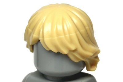 NEW LEGO - Figure Hair - Male - Tousled + Layered Tan x1 Luke Skywalker ...