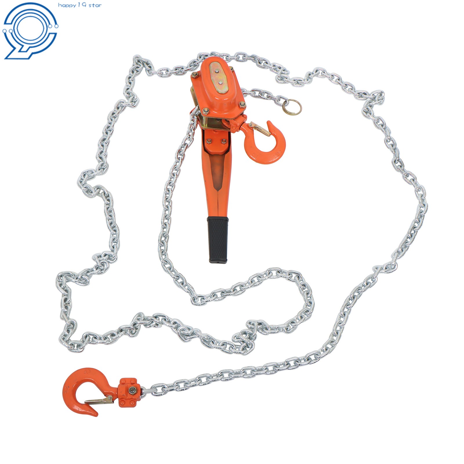 3300LBS/1.5 Ton Hand Chain Hoist 360° Hook 20FT/6m G80 Chain & Portable ...