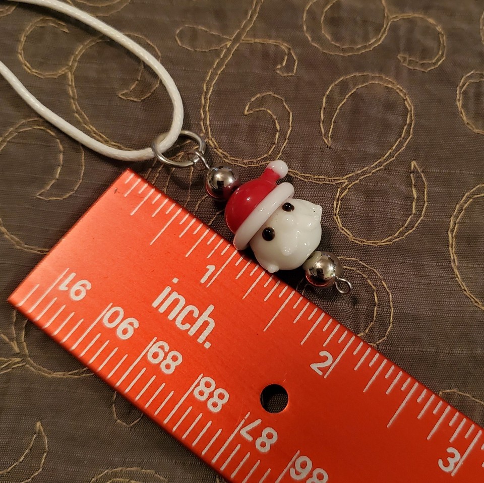 Handmade Upcycled Necklace made from broken jewelry, lampwork glass ...