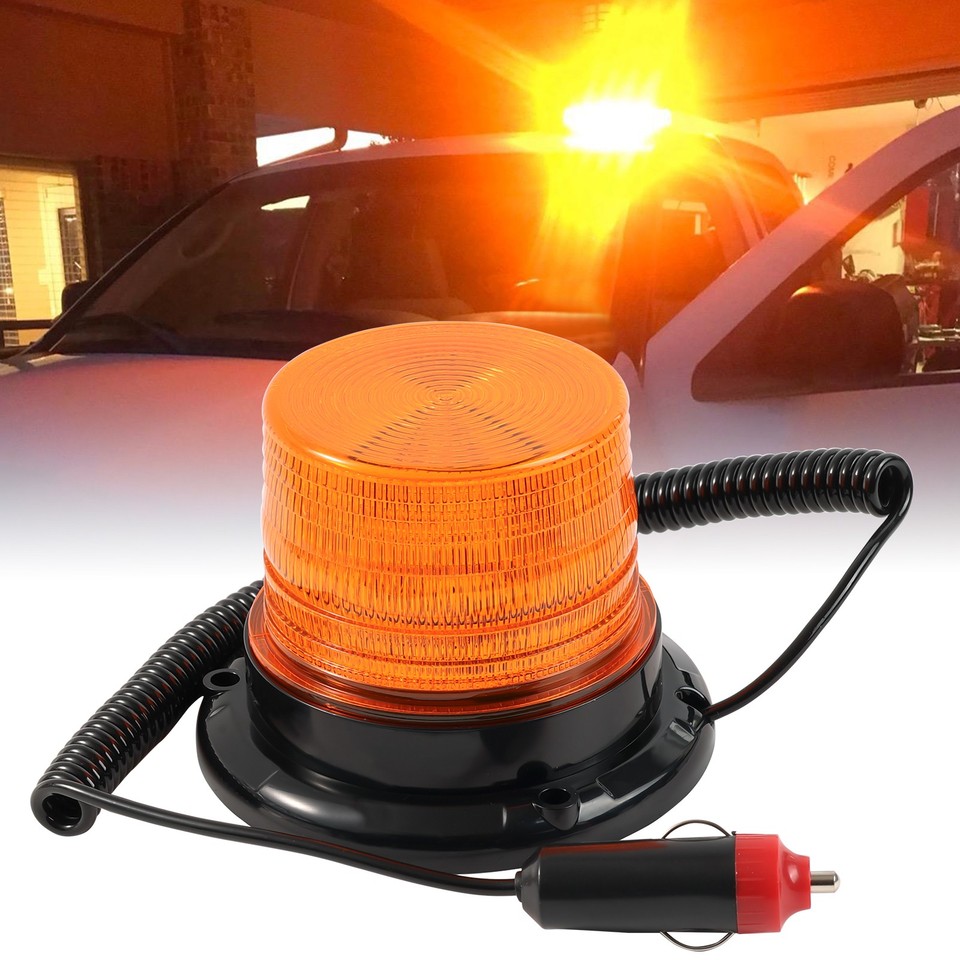 12- 24V Strobe Emergency Car Rotating Roof Top Flash Safety Beacon ...