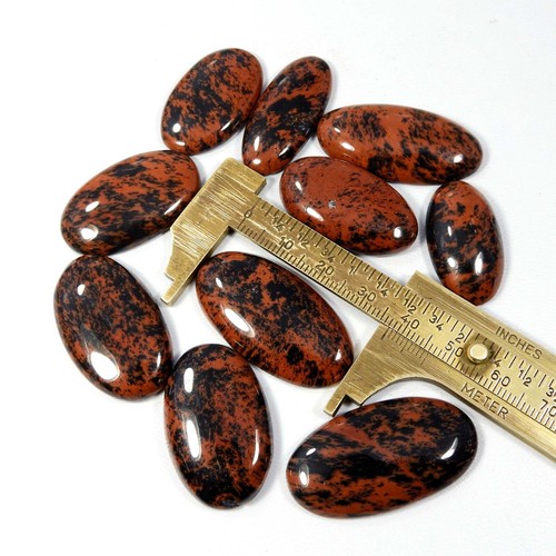 Red Mahogany Obsidian Cabochon Wholesale Lot 10Pcs Natural Gemstone ...
