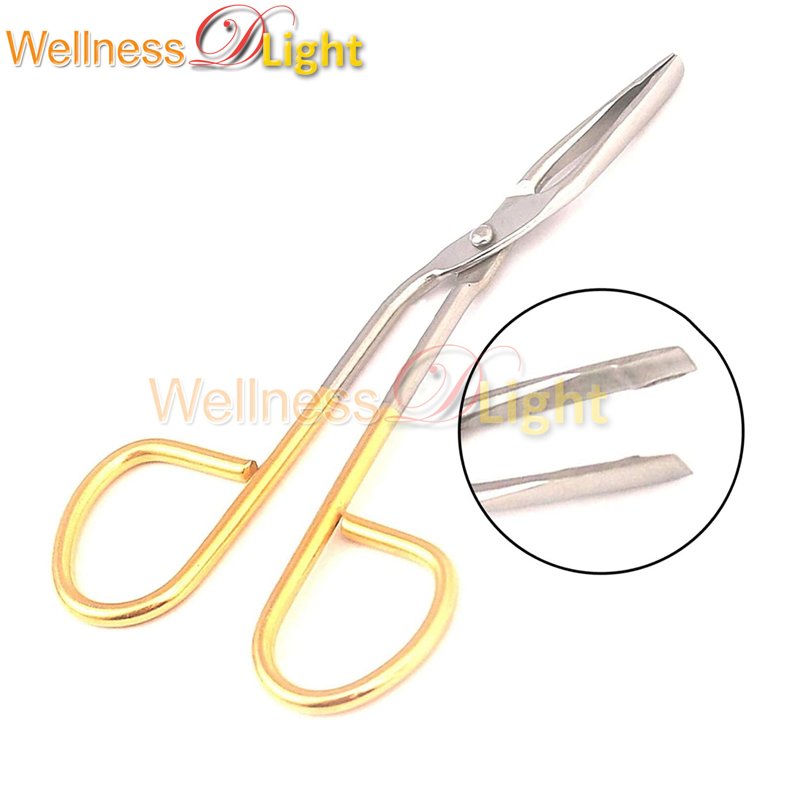 Eyebrow Tweezers Slant Tip Scissors Shaped W/ Handle Hair Plucker ...