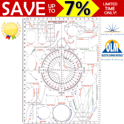 MATHOMAT Senior Template Aid Stencil APPROVED Mathematics High School ...