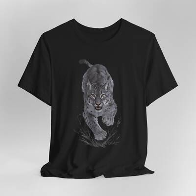 Fierce Lynx T-Shirt - Fierce Lynx Shirt - Animal Print Tee for a Bold ...