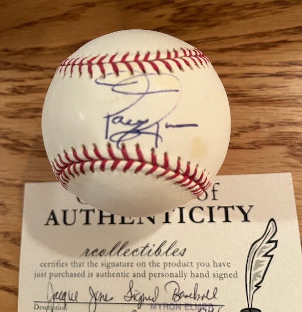 JACQUE JONES Autographed Signed Rawlings OML Baseball R Collectibles ...