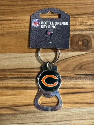 NWT New Chicago Bears Bottle Opener Keychain Keyring | eBay