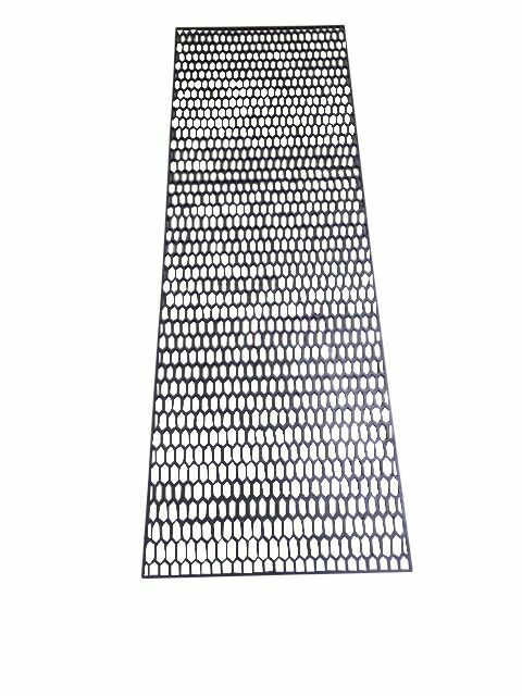 UNIVERSAL BLACK PLASTIC ABS HONEYCOMB MESH BUMPER GRILL VENT HONEY ...