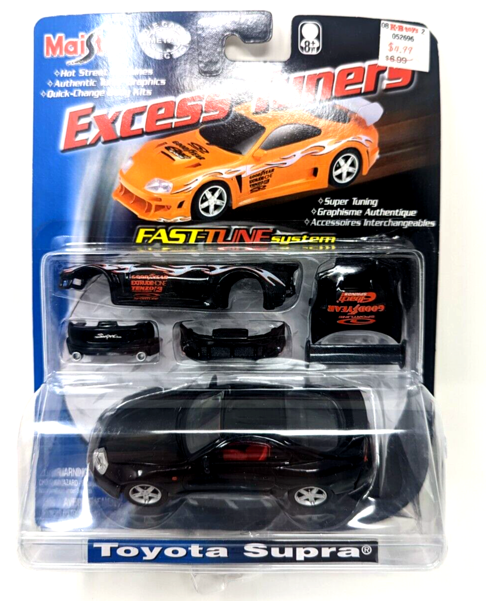Maisto Excess Tuners Fast-Tune System Toyota Supra 1/48 Diecast Metal ...