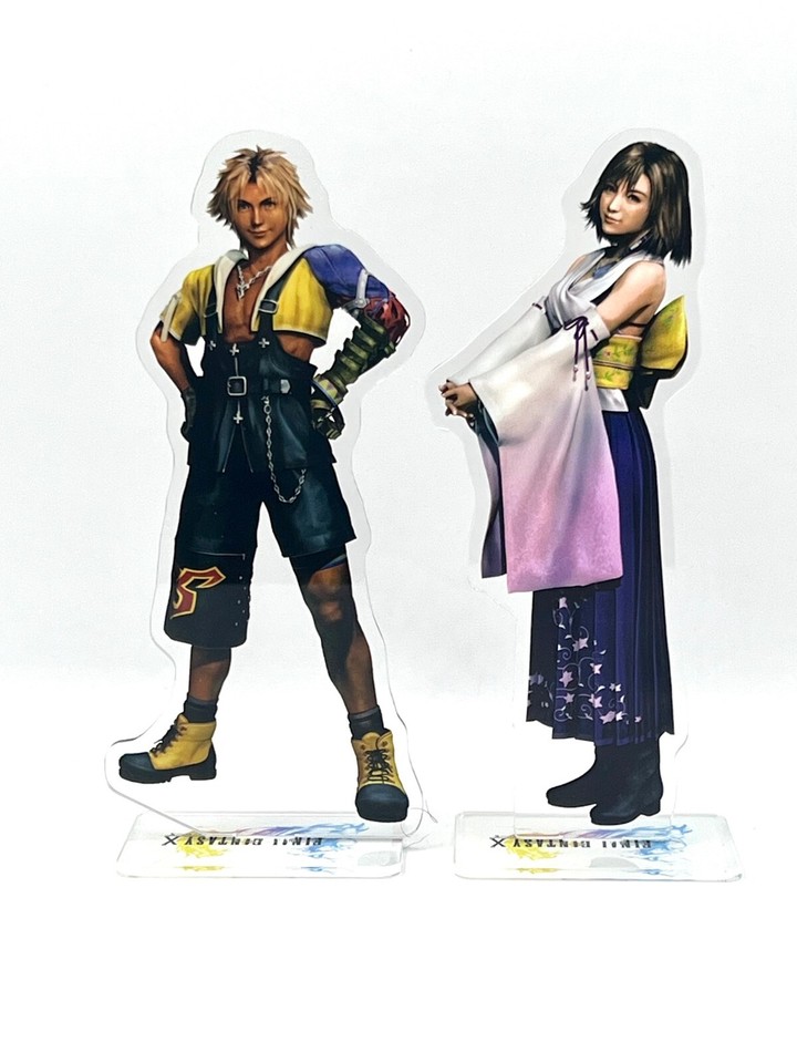 Final Fantasy X: Tidus & Yuna 2D Vinyl Stand Figure Model Set - FREE ...