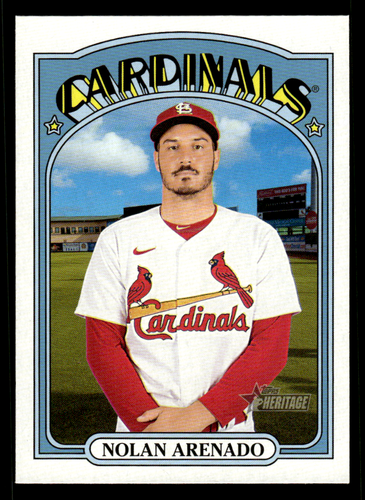 2021 Heritage team color variation - #616 Nolan Arenado *Free Shipping ...