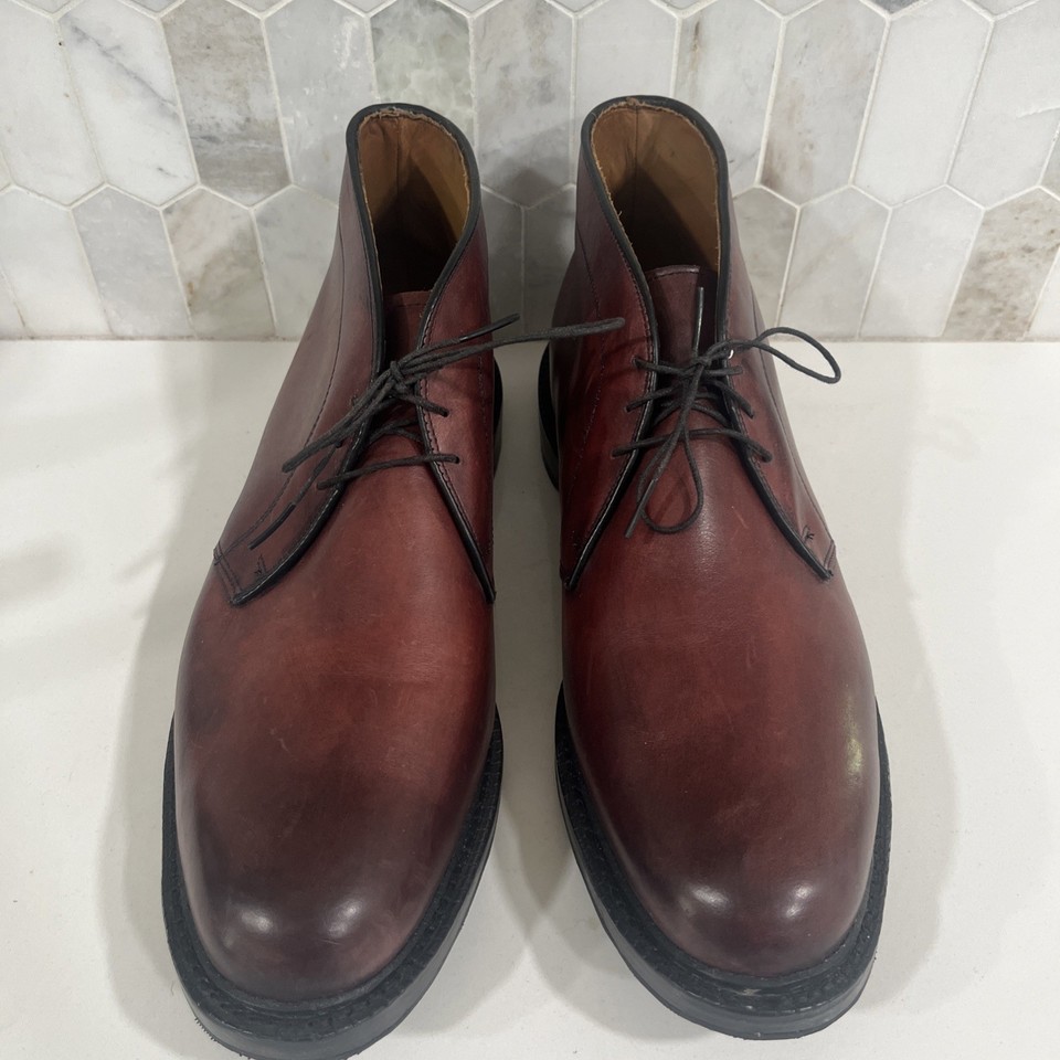 Allen Edmonds Brooks Brothers Oxblood Leather Chukka Boot USA Made Men ...