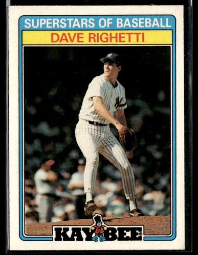 1987 Topps Kay-Bee Superstars of Baseball #27 Dave Righetti Baseball ...