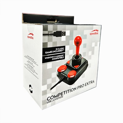 SPEEDLINK SPEEDLINK Competition Pro Extra USB Joystick PC 25 Spiele ...