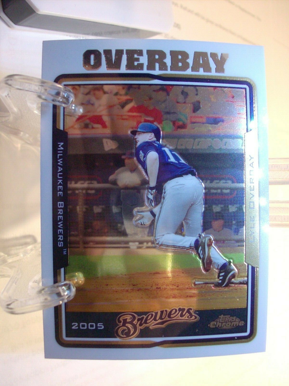 2005 Topps Chrome Baseball Card #4 Lyle Overbay (87363) | eBay