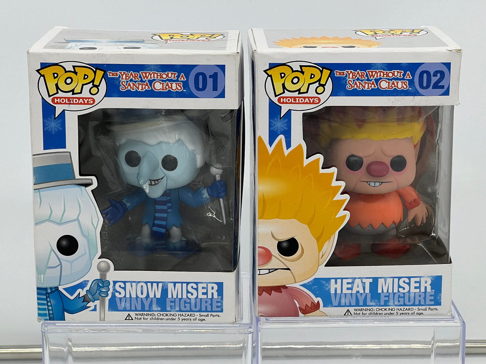 Funko Pop Holidays 01 Snow Miser & 02 Heat Miser The Year Without A ...