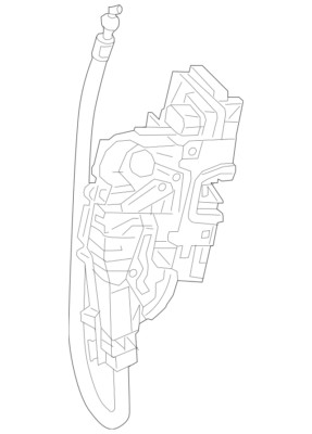 Mercedes Benz GLE350 GLE450 20-23 Left Door Lock Actuator Motor ...