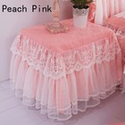 1X Lace Ruffle Dust Cover Bedside Table Small Desk Protector Princess ...