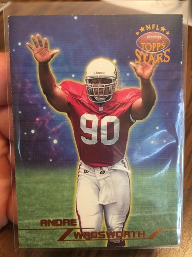 ANDRE WADSWORTH 1998 TOPPS "NFL STARS" #21 CARDINALS FLORIDA STATE ...