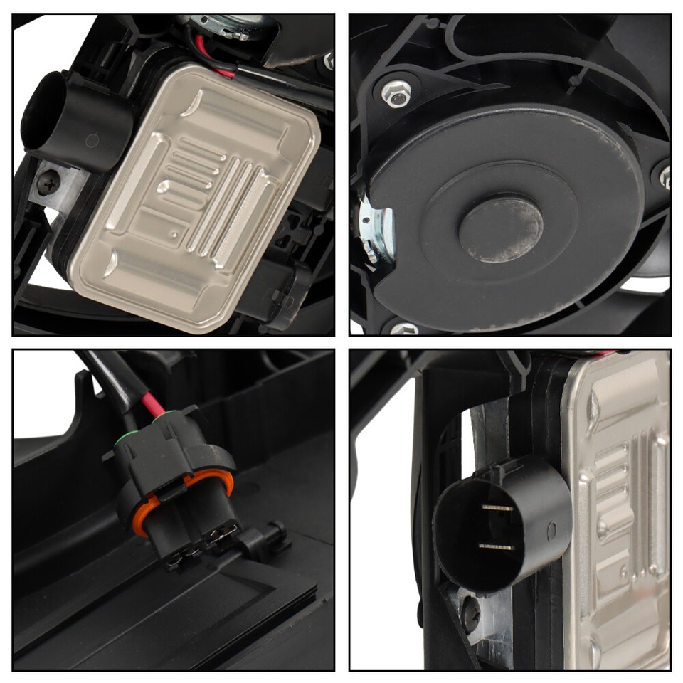 Radiator Cooling Fan W/ Control Module For Land Rover LR2 2.0L 2013-15 ...