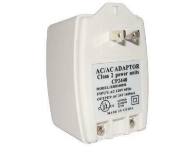 AC Power Plug-in Transformer 24V AC, 40VA, Input: AC 120V 60Hz, Output ...