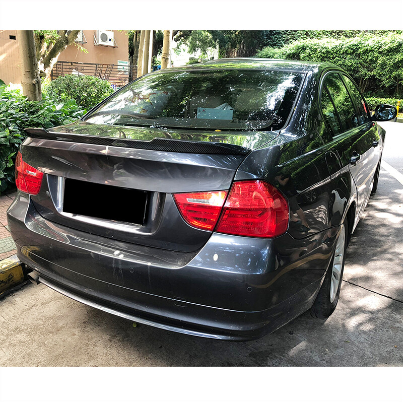 Fit For BMW E90 3 Series E90 M3 2005-12 Carbon Fiber Rear Trunk Spoiler ...
