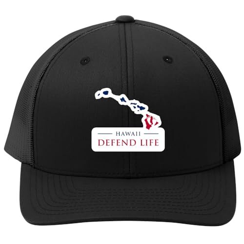 Hawaii Defend Life Embroidered Hat Pro-Life Hat Black | eBay