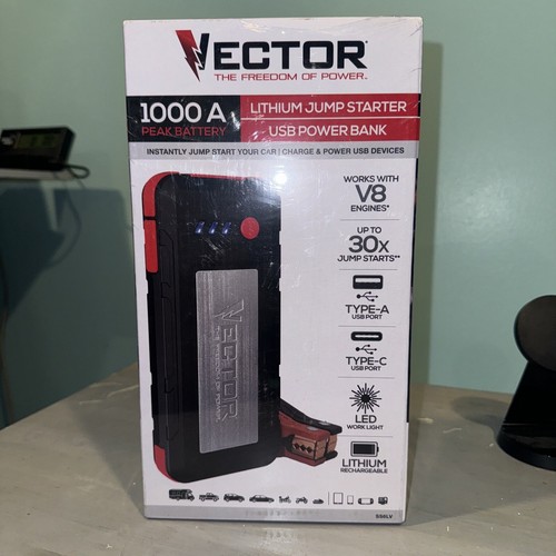 Vector SS6LV 1200A Peak Amp Jump Starter, Works With V8 Engines | eBay