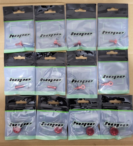 Hope Tech V4 / E4 Caliper / Lever Hop-up Kit Red MTB XC | eBay UK