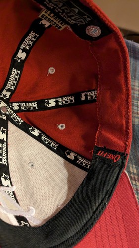 Vintage Alabama Crimson Roll Tide Football Team Starter Embroidered Cap ...